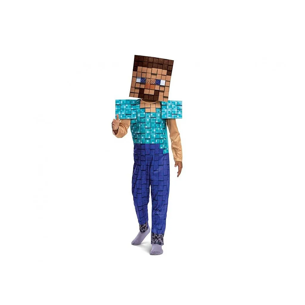 Minecraft Steve Plus jelmez 4-6 év - ezmegazshop