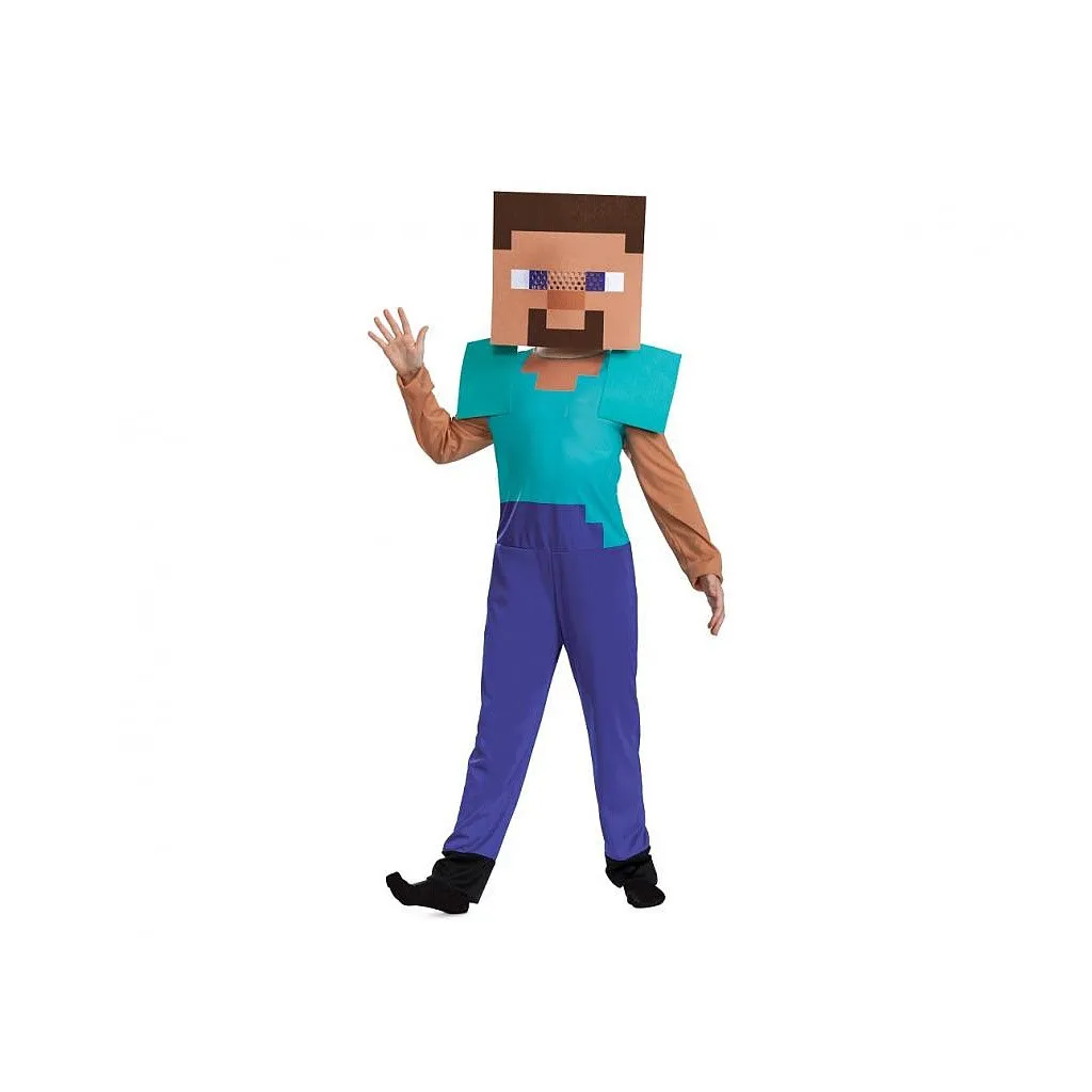 Minecraft Steve jelmez 7-8 év - ezmegazshop